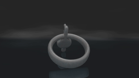 STL file Pokemon - Klefki ring 🐉 ・3D print model to download・Cults