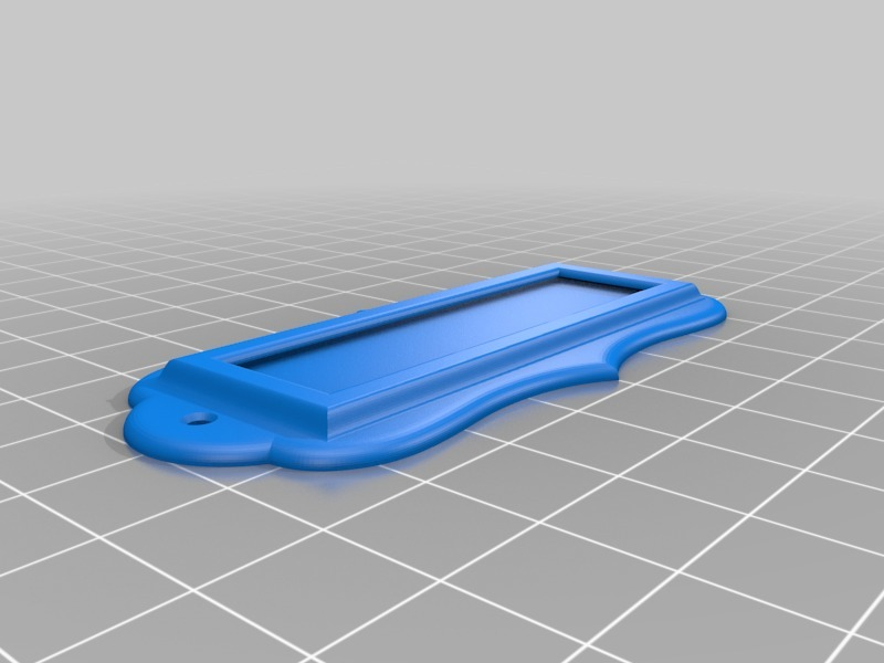 Free STL file Tag/label holder with slit 🪵 ・3D printable model to ...
