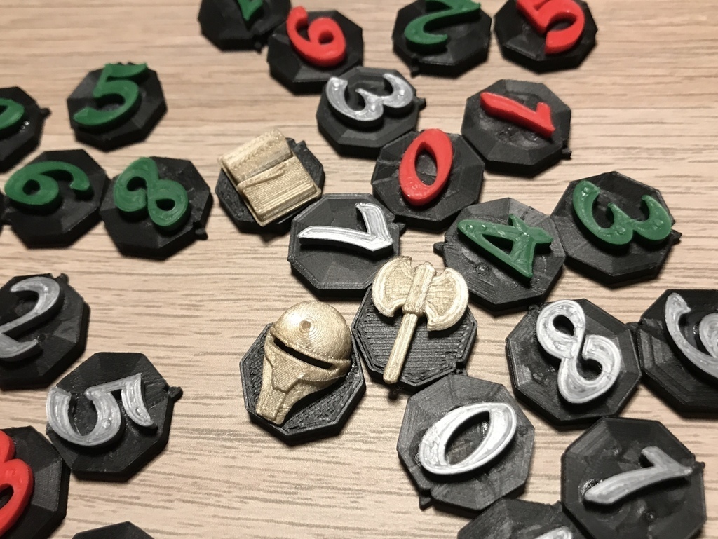 Free STL file Dungeons and Dragons D&D Battle Tokens 🎲 ・Template to ...