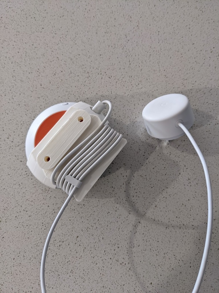 Free STL file Google Home Mini Slim Wall Mount w/ Cable Holder 🔌 ・3D ...