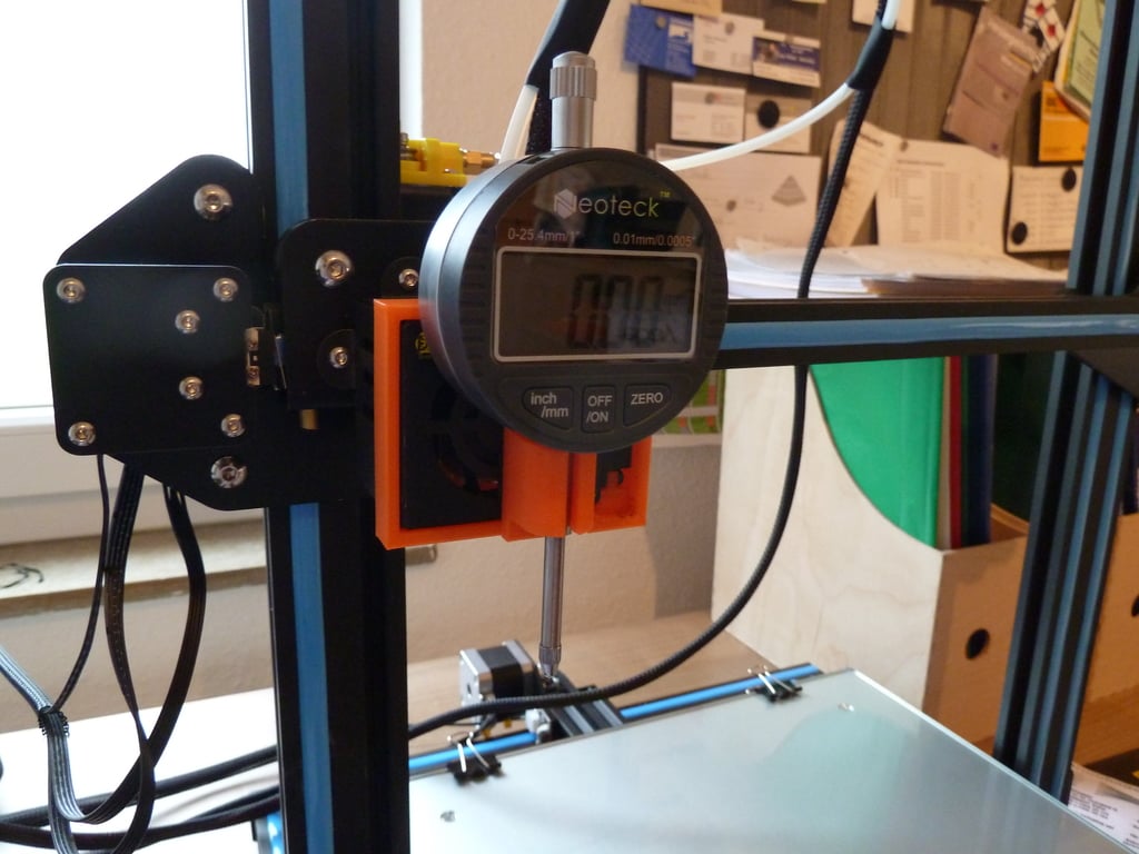 3D printable CR-10 / Ender3 DTI holder for bed alignment・Cults
