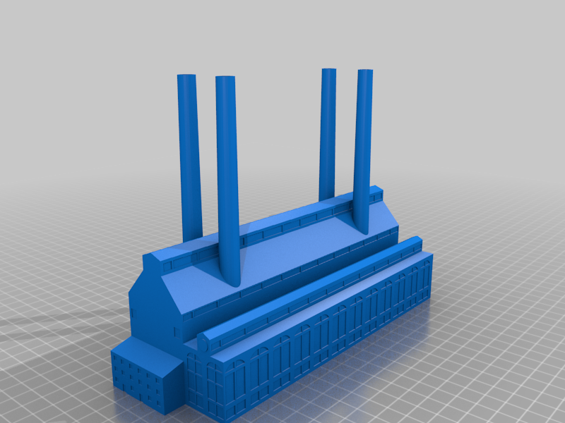 Free 3D file Factory buildings 1/600 🧑‍🏭 ・3D printable design to ...