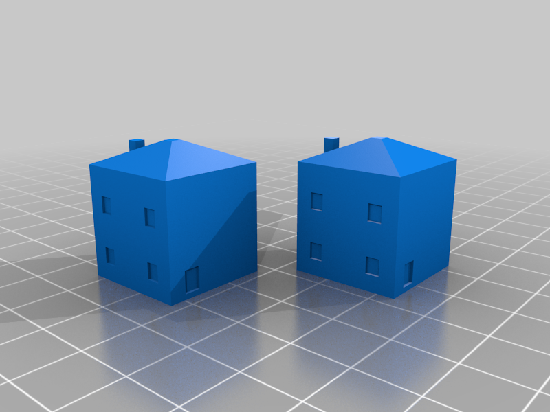 🏘️ American Civil War Buildings 1/600・Free 3D File for ・Cults