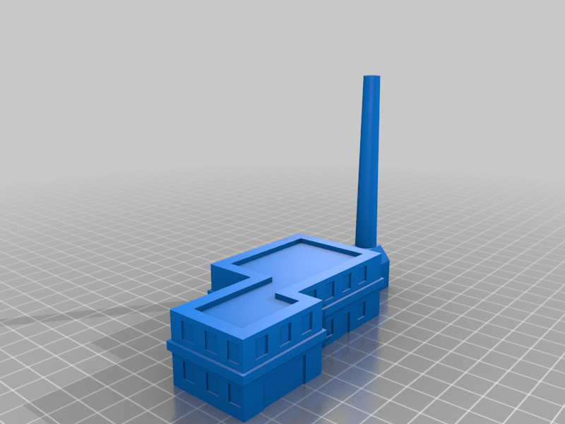 Free 3D file Factory buildings 1/600 🧑‍🏭 ・3D printable design to ...