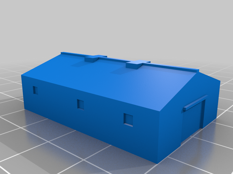 Free 3D file Factory buildings 1/600 🧑‍🏭 ・3D printable design to ...