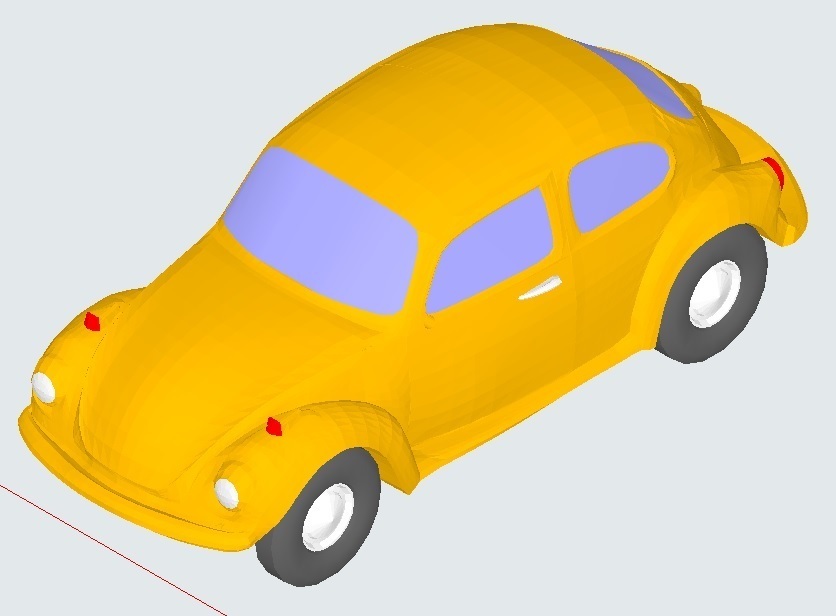 🪲 VW Beetle・Free STL File for 3D printing・Cults