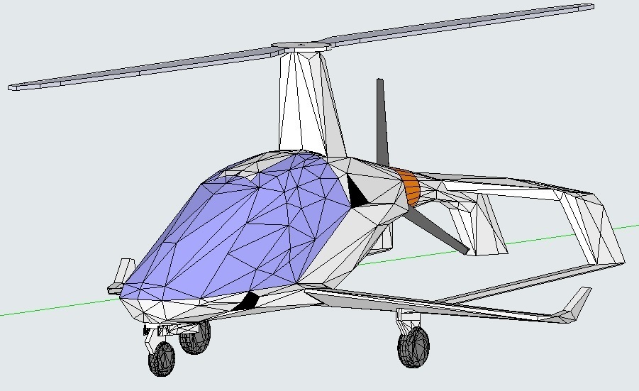 🎲 Tensor 600X Gyrocopter・Free 3D File for ・Cults