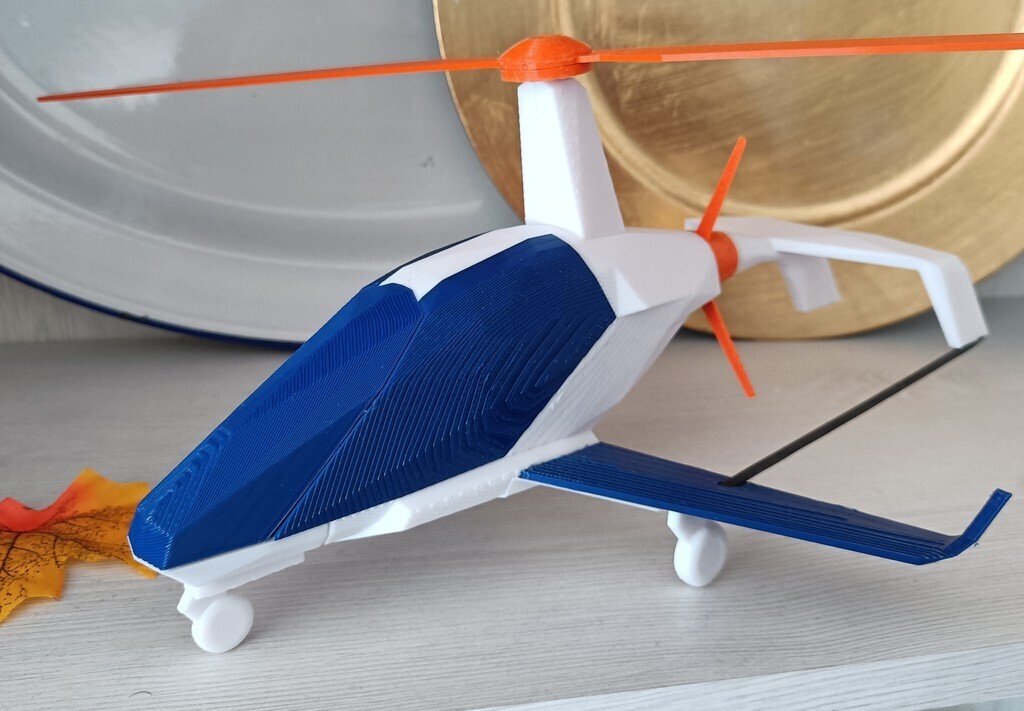 🎲 Tensor 600X Gyrocopter・Free 3D File for ・Cults