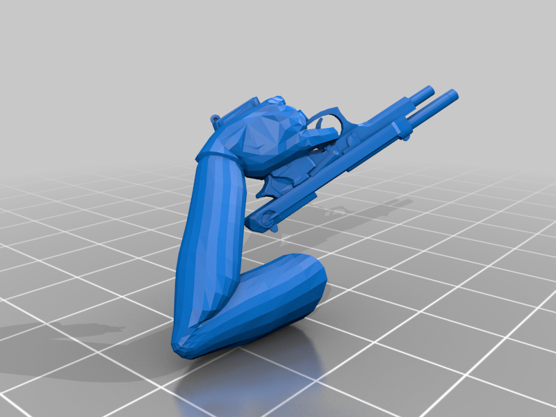 🔫 Revy From Black Lagoon・Free 3D File for ・Cults