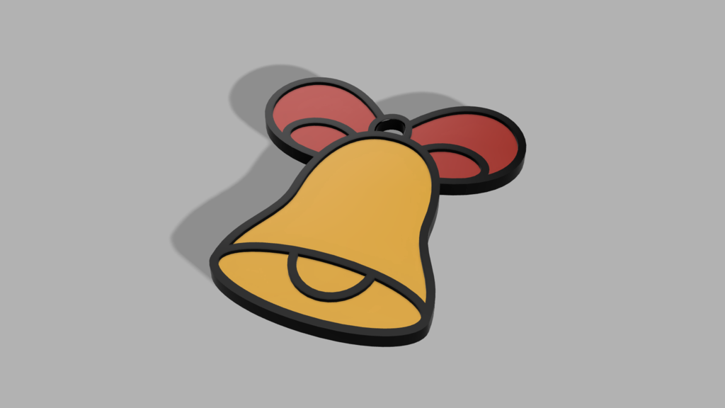 Free 3D file Christmas Bell Ornament 🎄 ・3D printable model to download ...