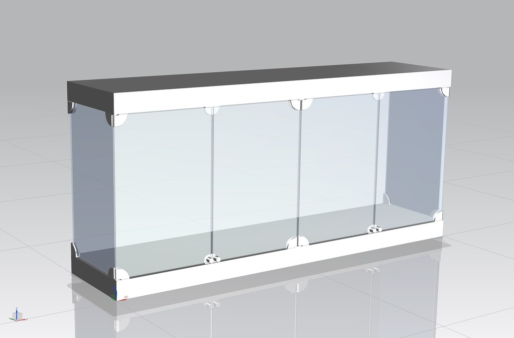 Free STL file Display Case (IKEA based) 🏠 ・3D print design to download ...