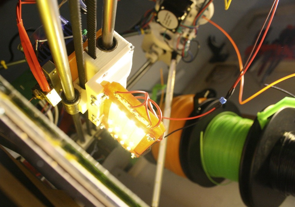 3D-Datei RepRapPro - LED - Leuchtplatte 🔧 kostenlos・3D-druckbare Vorlage zum herunterladen・Cults