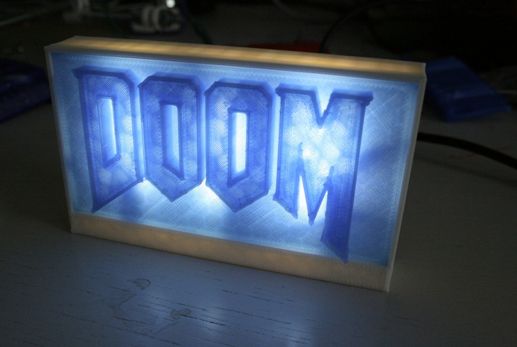 Free 3D file DooM Utilities: The bedside lamp - fluorescent 🔦 ・3D print ...
