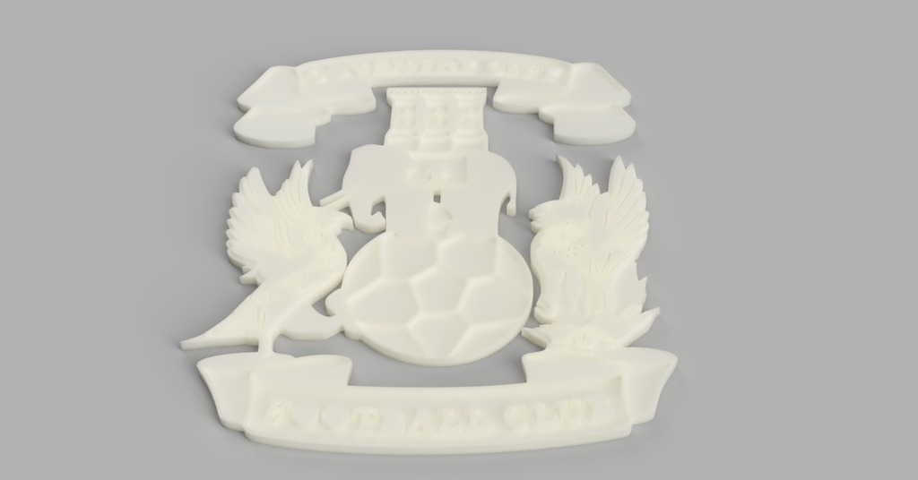 Free STL file Coventry City Emblem 🏙️ ・3D printable model to download・Cults