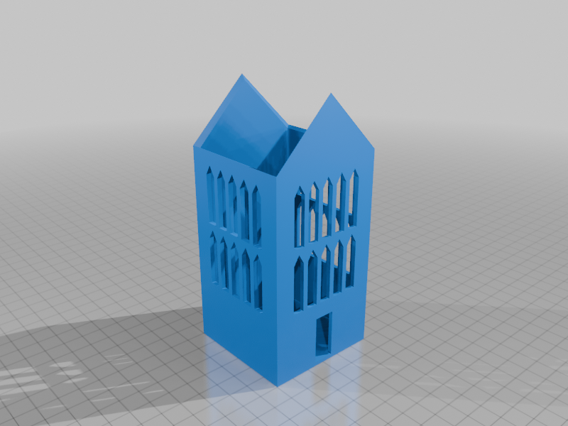 🫖 4 Tea Light Houses・Free 3D File for ・Cults