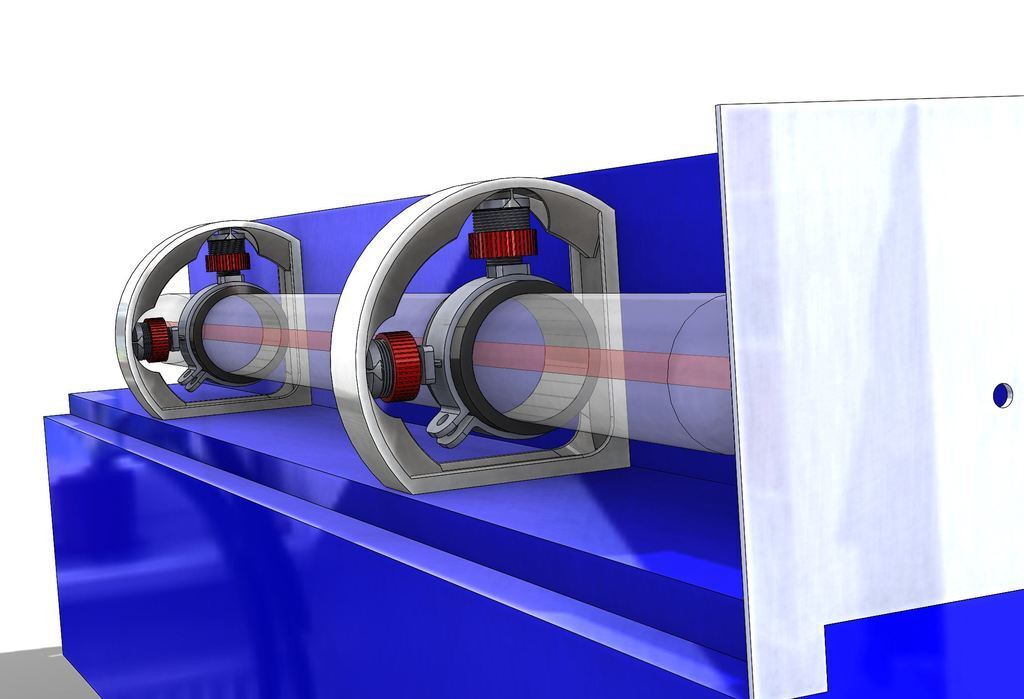 Free STL file Adjustable Laser Tube Holder 🔧 (STEP)・3D printer design ...