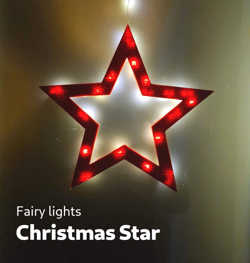 Free STL file Fairy Lights Christmas Star 🧚 (SCAD)・3D printable model ...