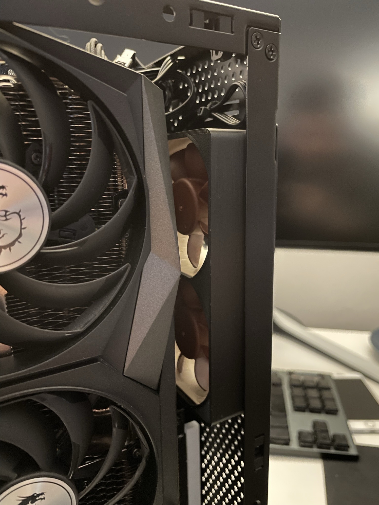 🏠 SSUPD Meshlicious backplate for 60mm fans・ STL File for ・Cults