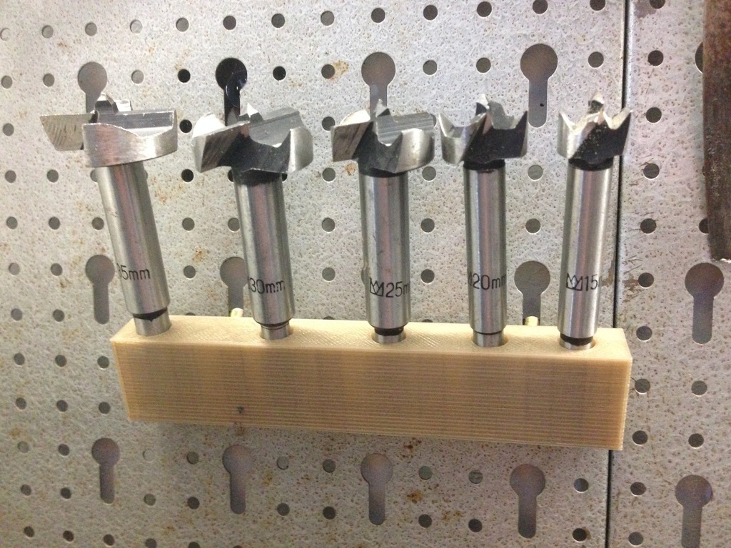 Free STL file Forstner bit holder 🔧 ・Object to download and to 3D print ...