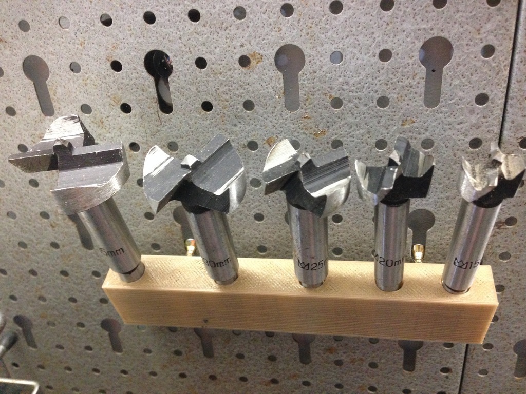 Free STL file Forstner bit holder 🔧 ・Object to download and to 3D print ...