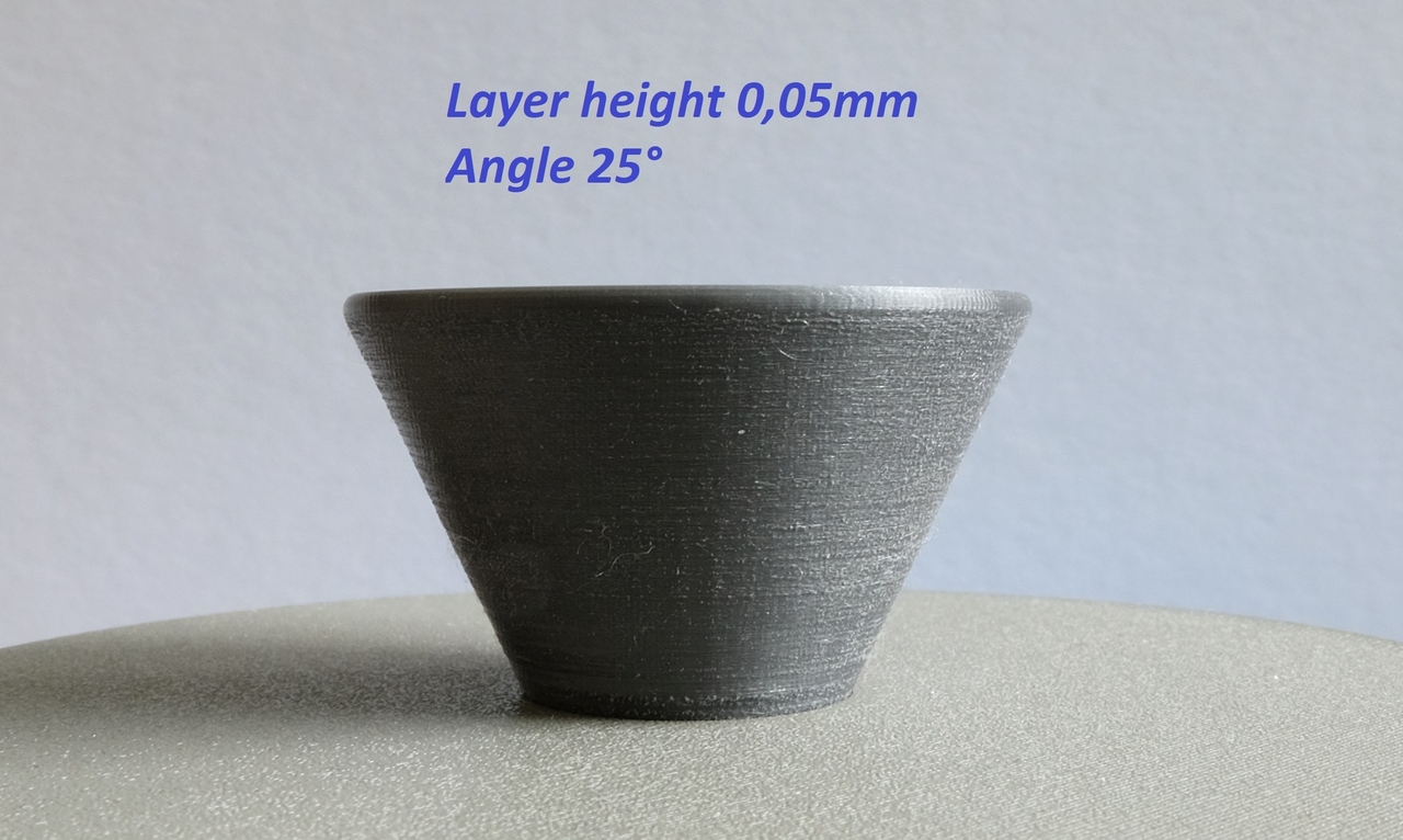 Free 3D file Cone for testing layer height vs print quality.Layer ...
