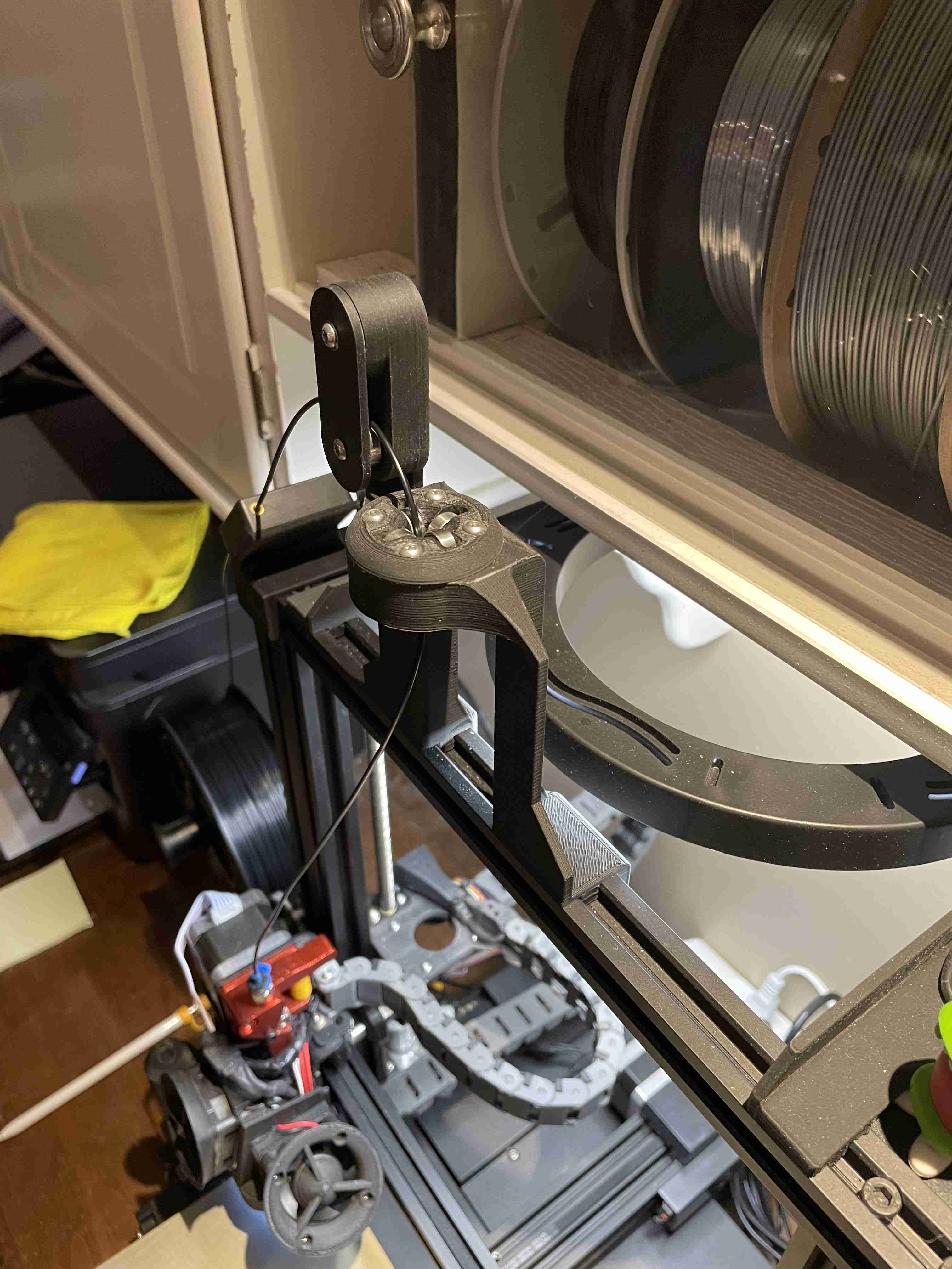 🪢 Direct Drive filament guide & Run out sensor mount for Ender3/ 3V2 and others・ STL File for ・Cults