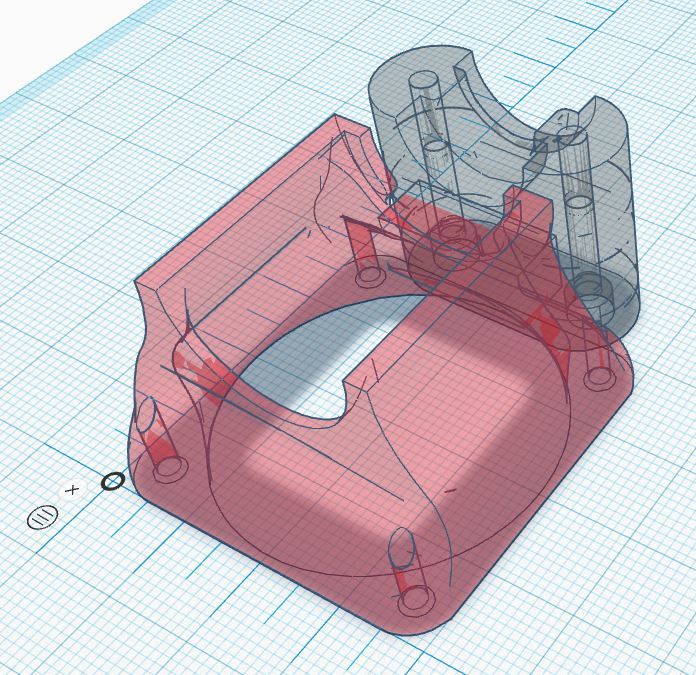 Бесплатный 3D файл Компактное крепление E3D V6 / TriangleLab Dragon ...