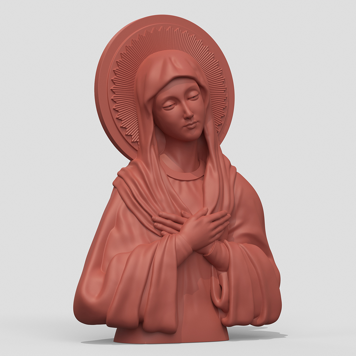 👧 Virgin Mary・ 3D File for ・Cults