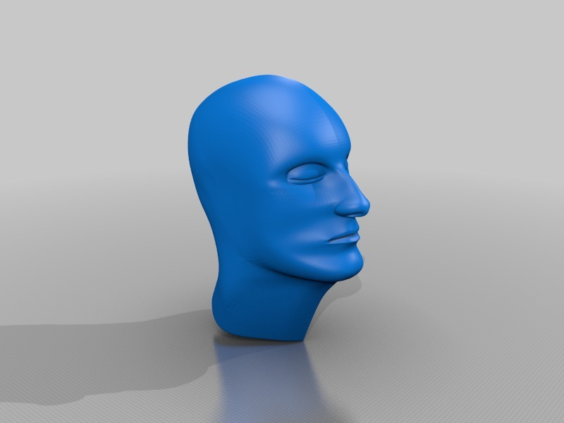 🧸 Human head・Free 3D File for ・Cults