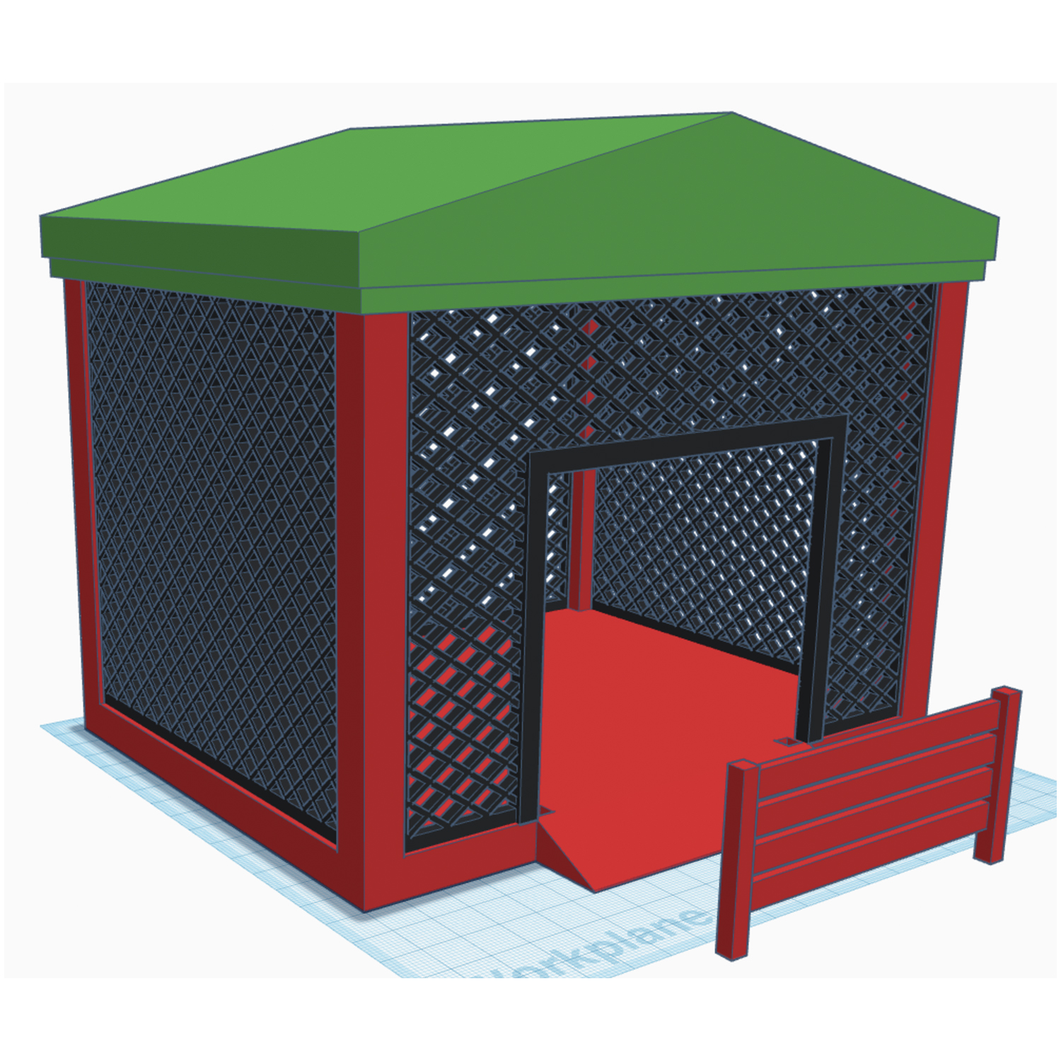 3D file Barnyard Animal Pen with Gate 🖊️ ・Design to download and 3D ...