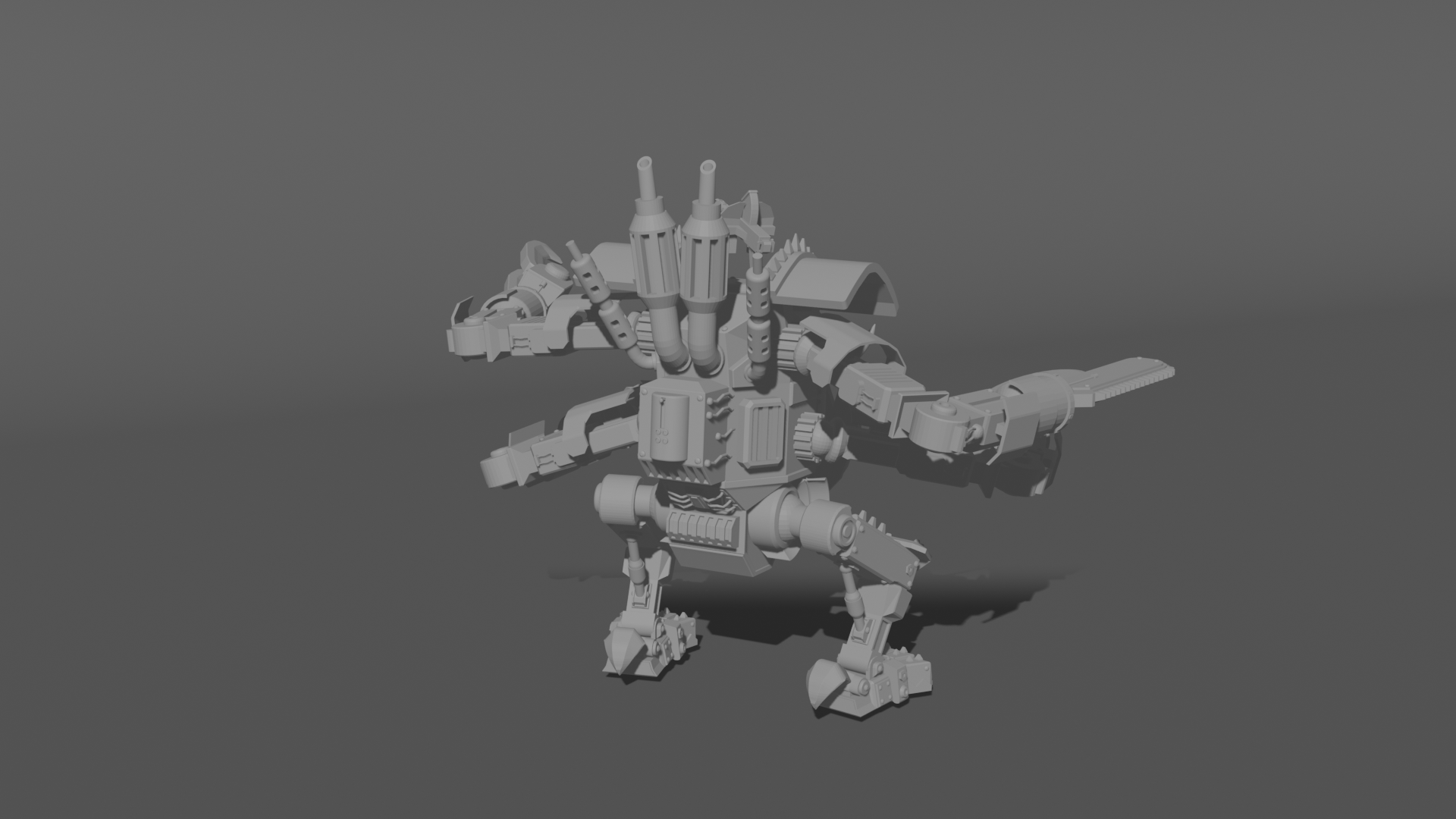 ⚔ Ork Mech・ 3D File for ・Cults