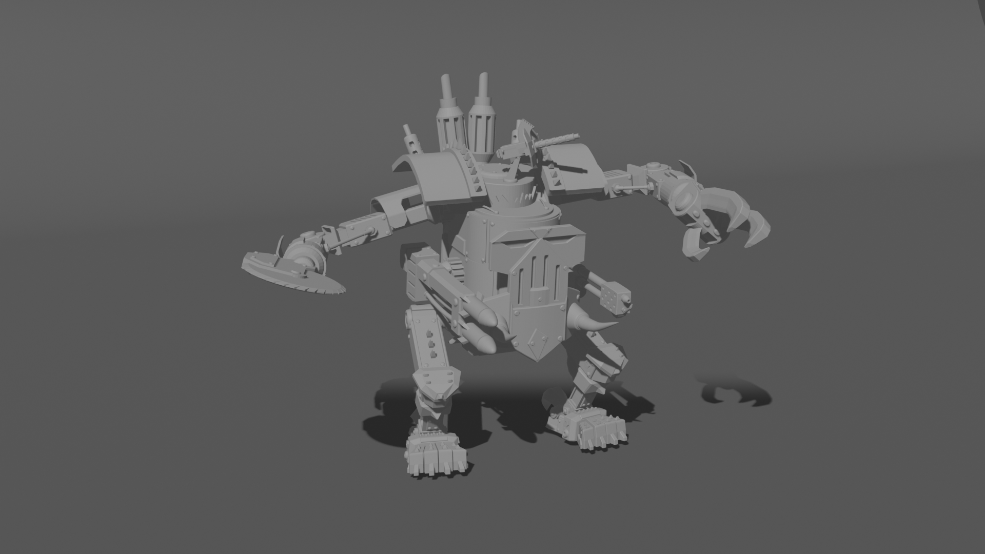 ⚔ Ork Mech・ 3D File for ・Cults