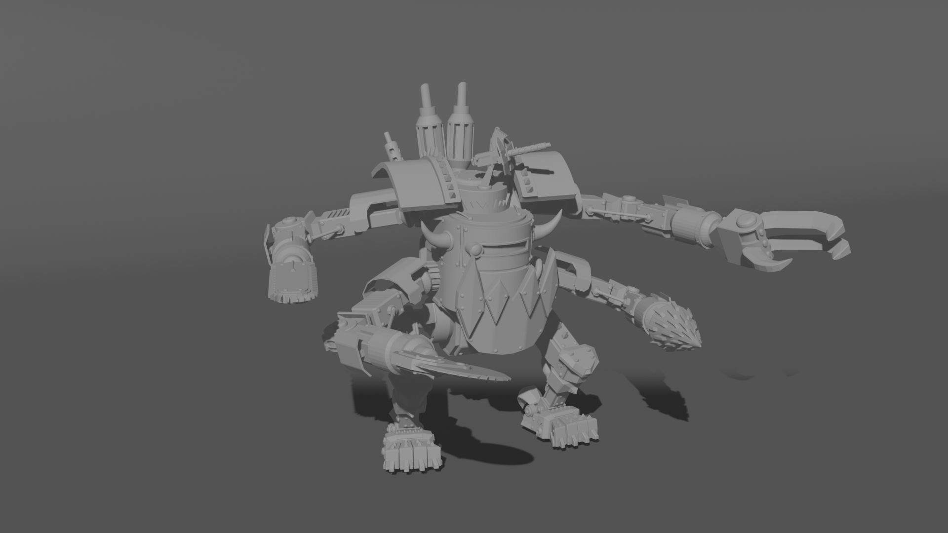 ⚔ Ork Mech・ 3D File for ・Cults