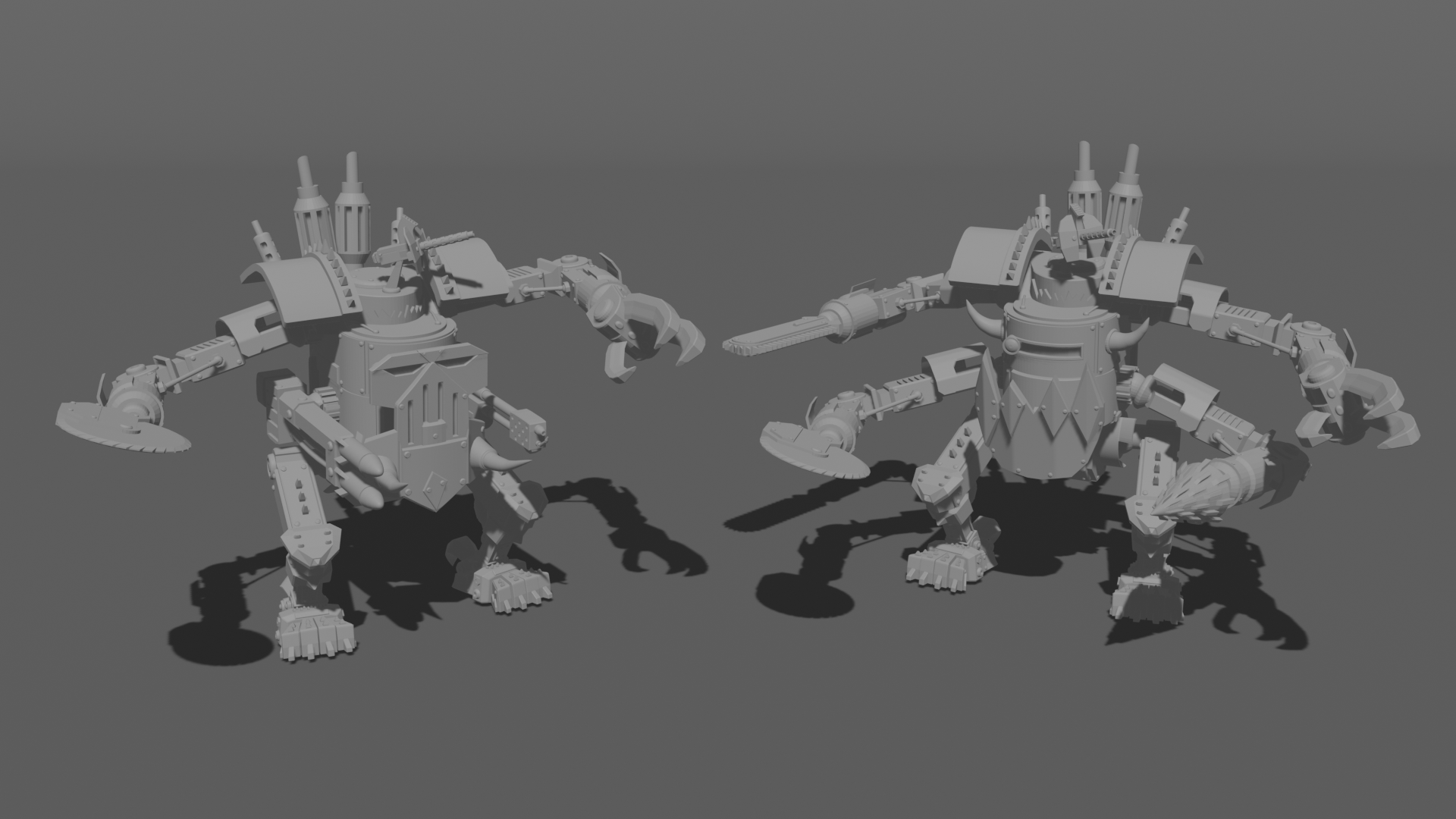 ⚔ Ork Mech・ 3D File for ・Cults