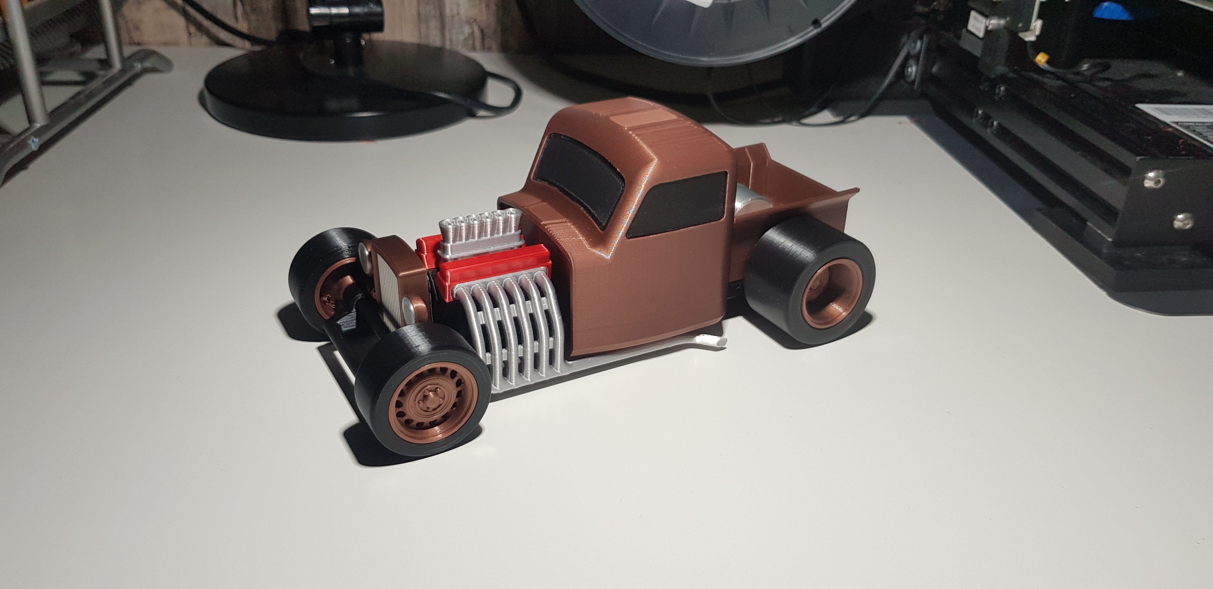 Impresión 3D Custom HOT ROD / RAT ROD - Totalmente imprimible en 3D・Cults