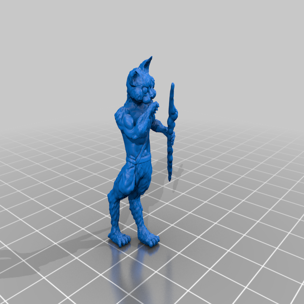 Free STL file Cat Person 🐱 ・3D printer model to download・Cults