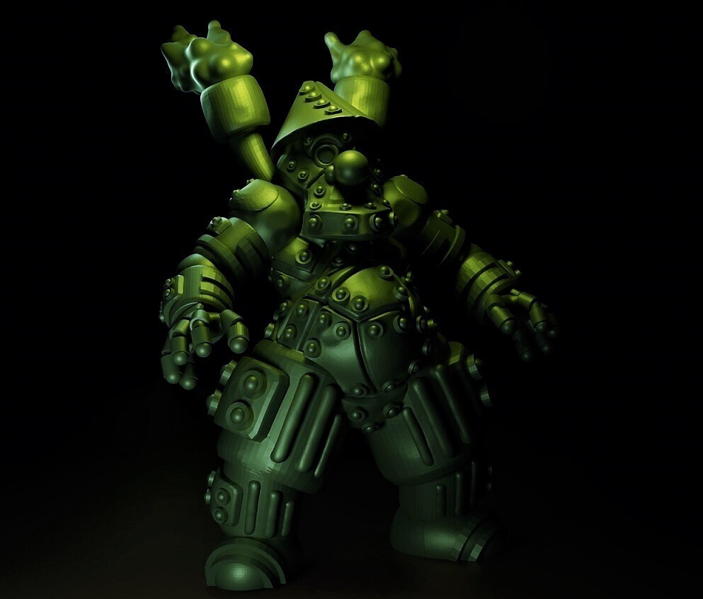 😤 Steam Powered Gnome・Free STL File for ・Cults