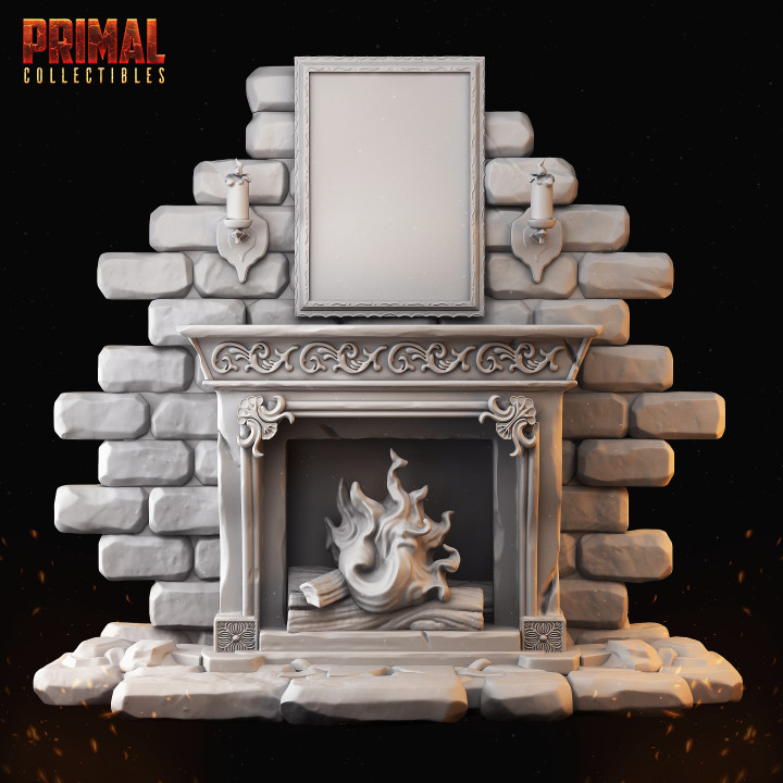 ⚔ Fireplace and Throne (Dungeons and Dragons | Hero Quest)・ 3D File for ...