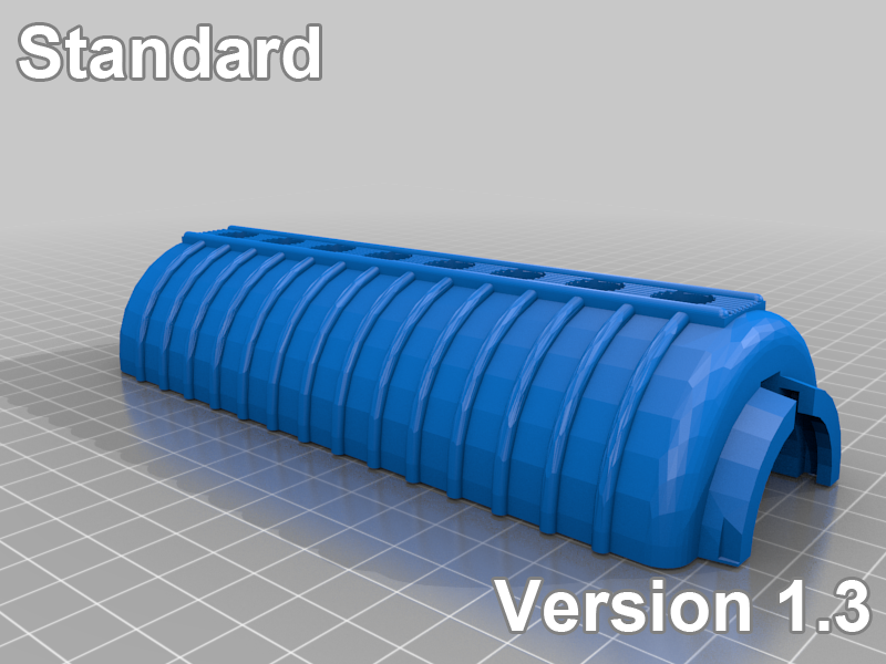 Free STL file AR-15 Carbine Handguards for Magpul MBUS Folding Sights 👽 ...