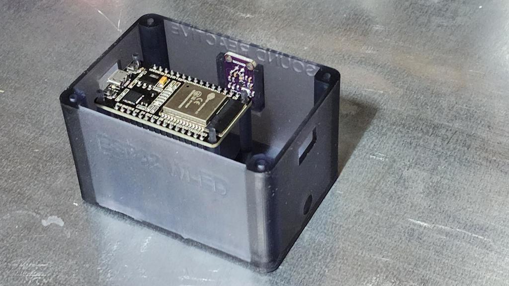 Free 3D file ESP32 WLED Sound Reactive Box 📦 ・3D printing design to download・Cults