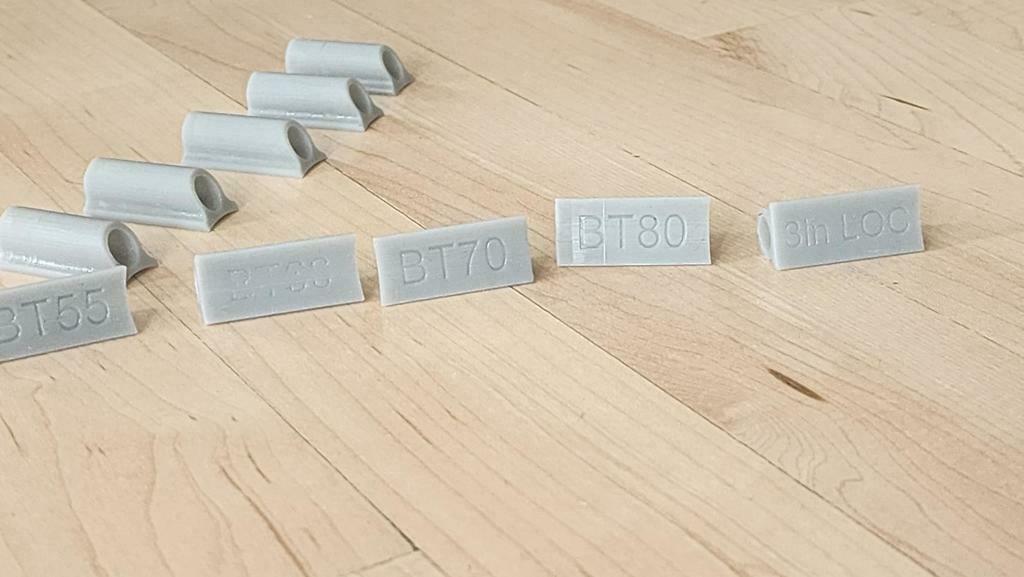 👽 1/4" Launch Lugs for various size body tubes・Free 3D File for ・Cults