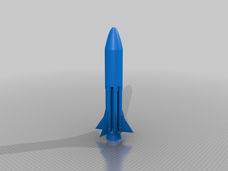 🚀 Foxtrot Rocket・Free STL File for ・Cults