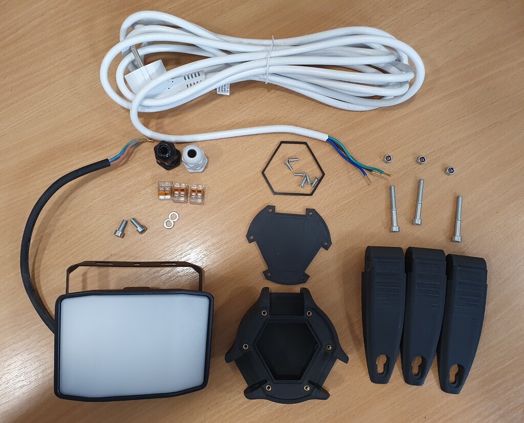 📦 LED Work Light Stand・Free 3D File for ・Cults