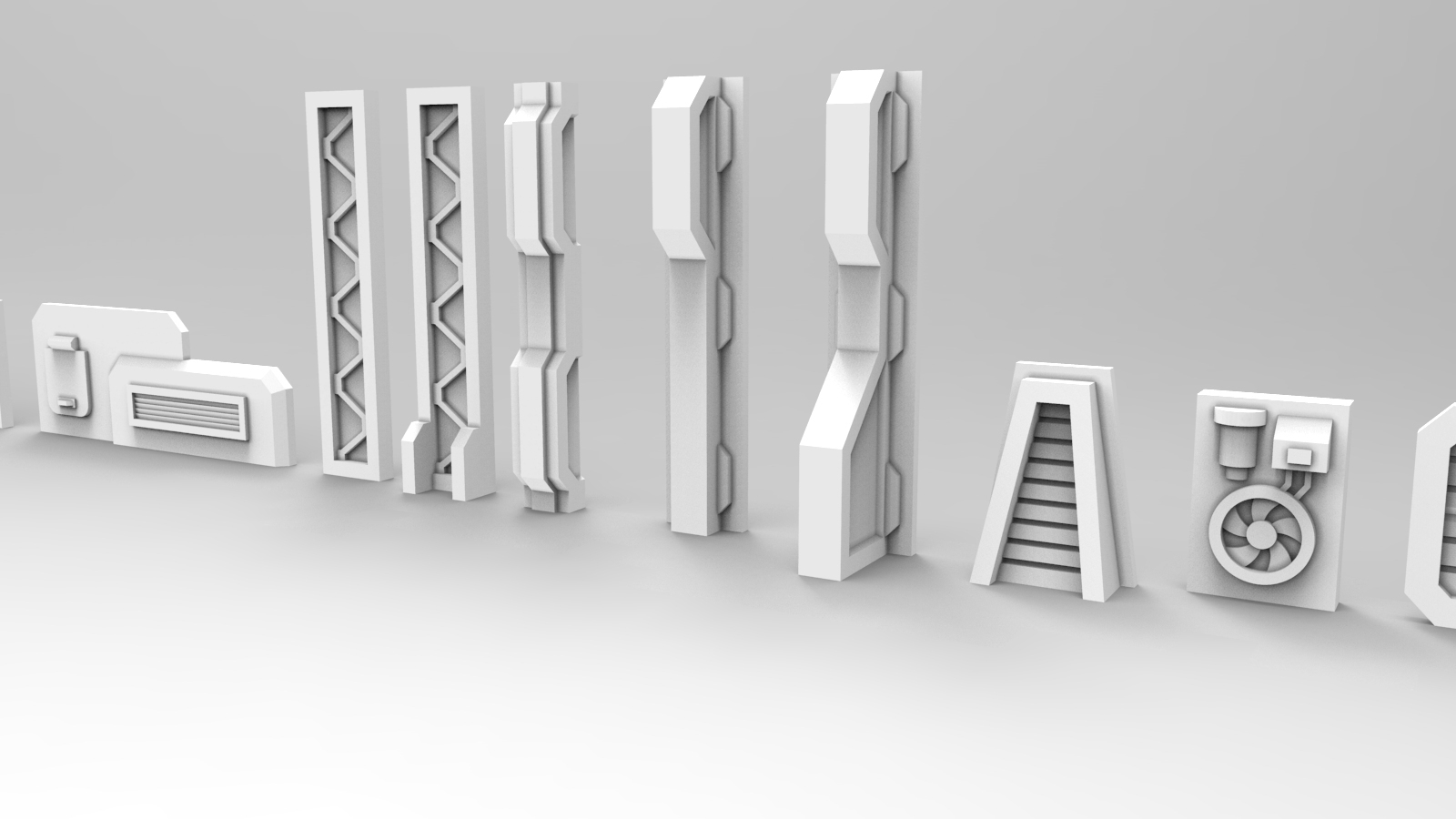 Free STL file 28mm Sci fi Greebles ⚔ ・3D printer model to download・Cults