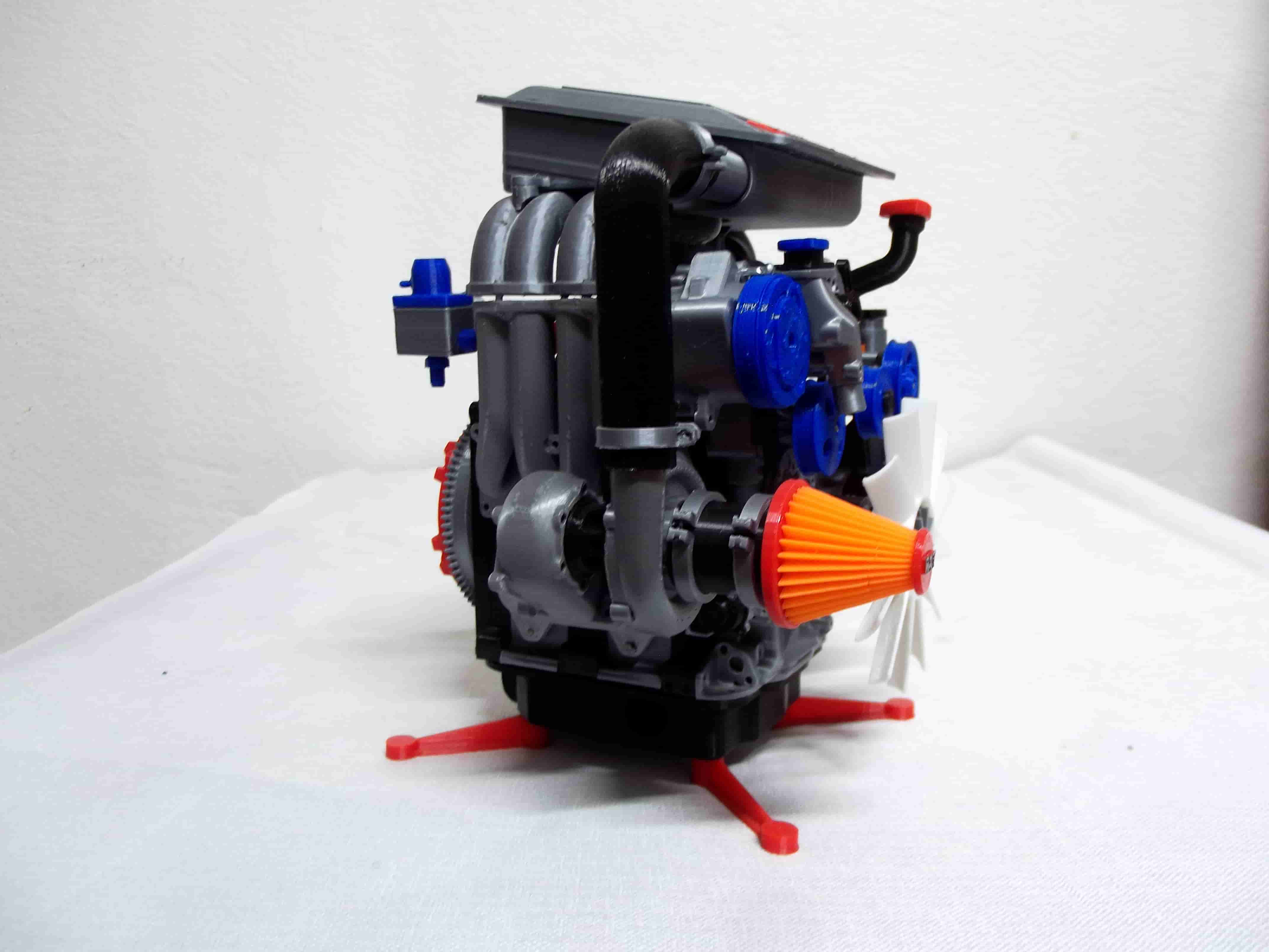 Mazda RX7 Motor rotativo Wankel 13B-REW Remix imprimible en 3D・Cults