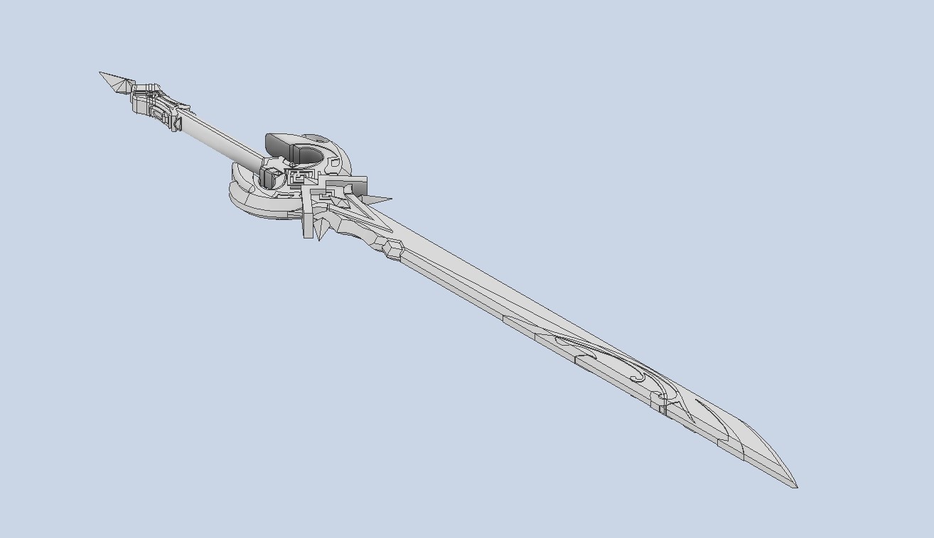 STL file Genshin Impact - Primordial Jade Cutter 🗡️ ・3D printing model ...