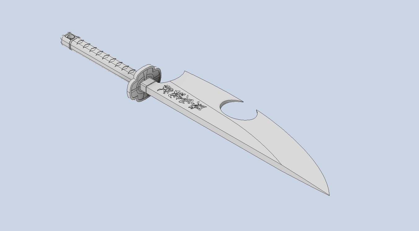🎲 Demon Slayer - Tengen Uzui Dual Nichirin Cleavers・ STL File for ・Cults
