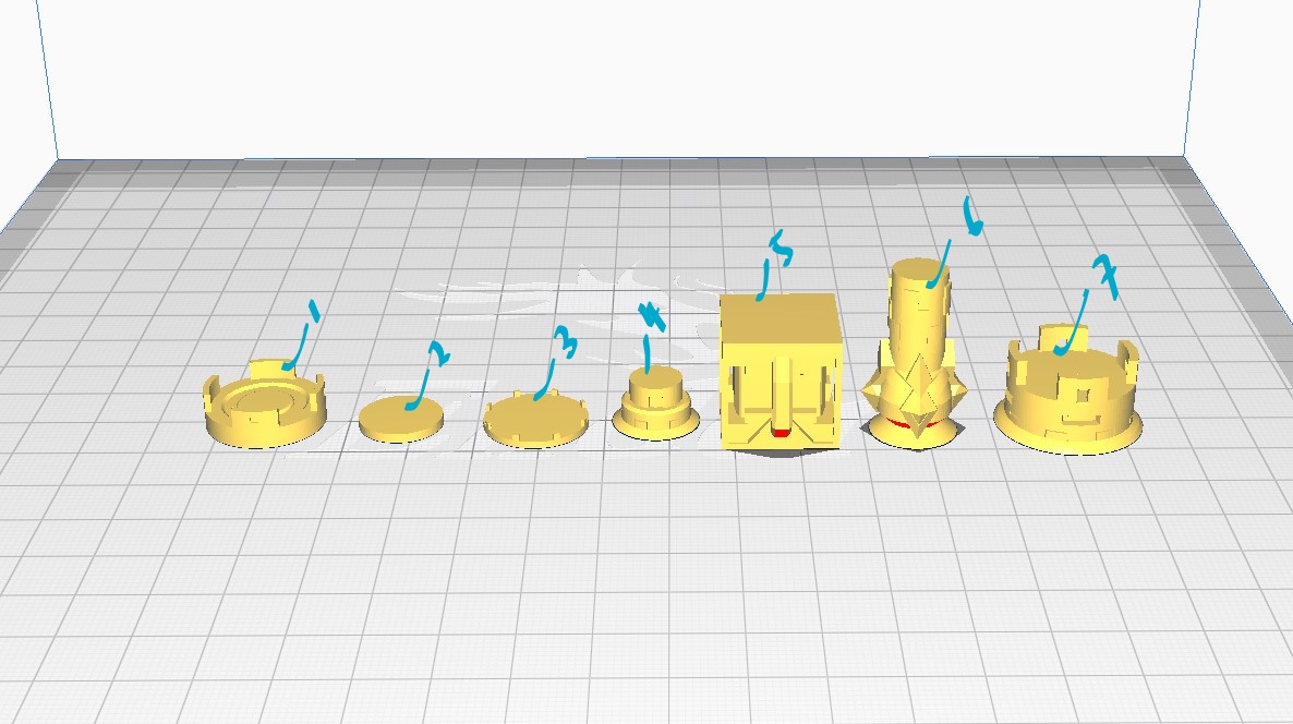 ♟️ Genshin Impact - Geo Gnosis・ STL File for ・Cults