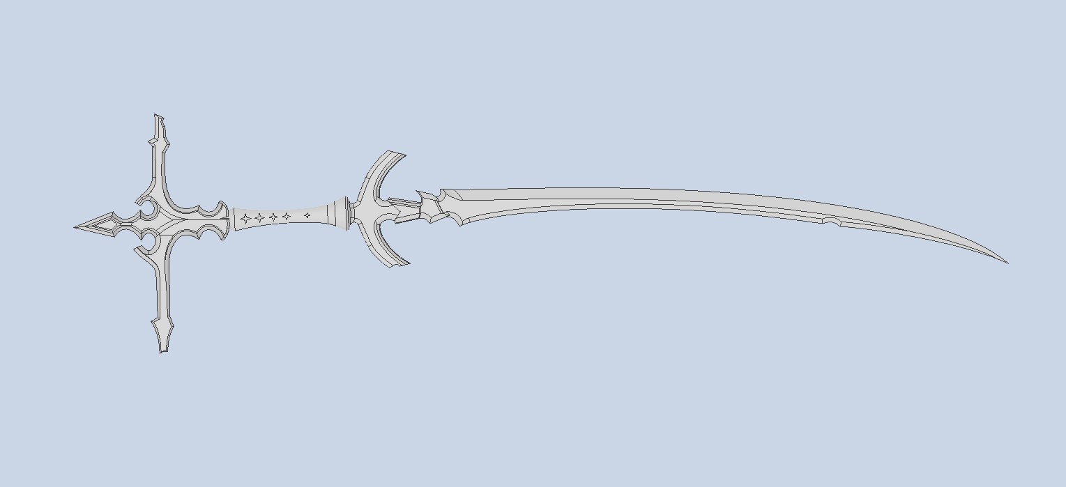 🗡️ Arknights - Surtr Sword・ STL File for 3D printing・Cults