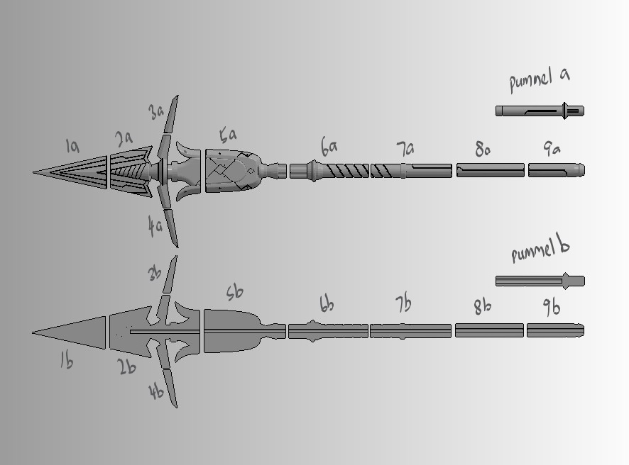🩸 Strike The Blood - Yukina Himeragi Spear [Snowdrift Wolf]・ STL File ...